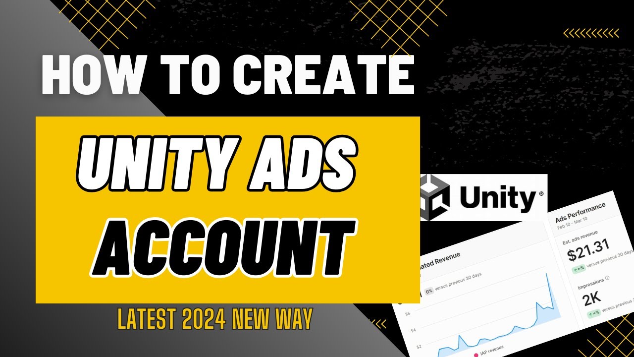 HOW TO CREATE UNITY ADS Account | Get Game ID for App | New Latest Way ...