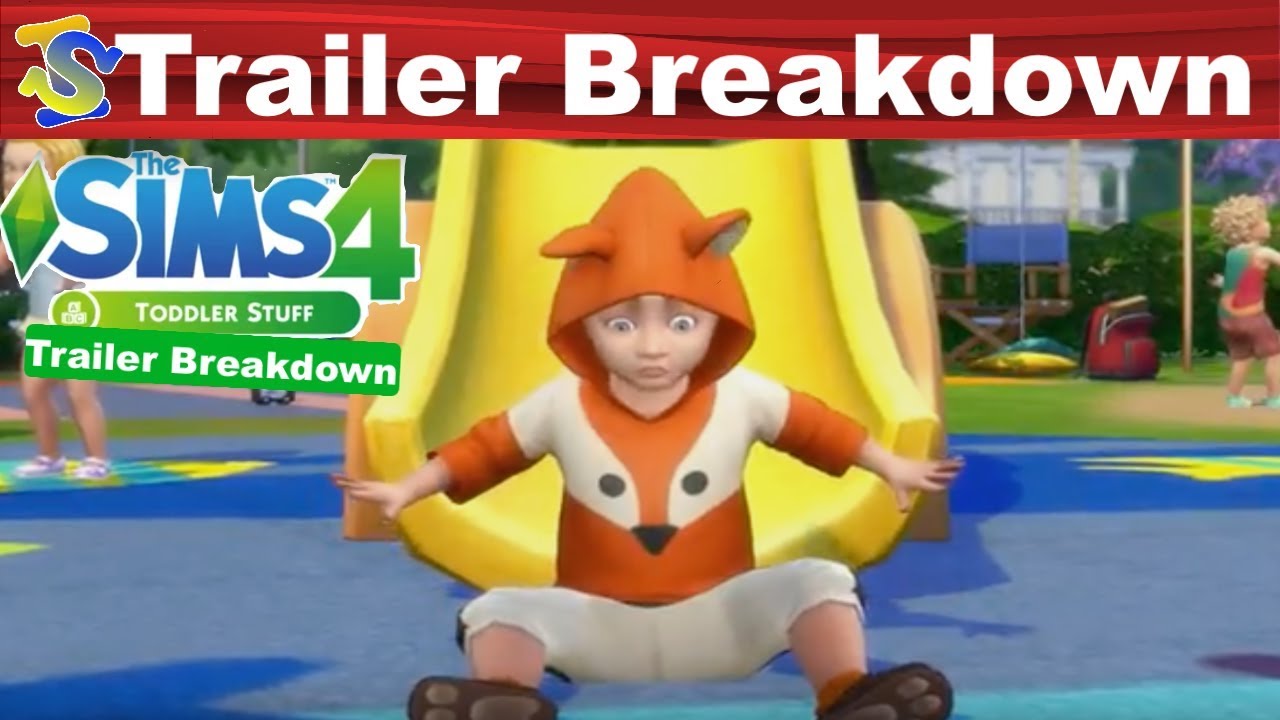 The Sims 4 Toddler Stuff Pack Trailer breakdown review - YouTube