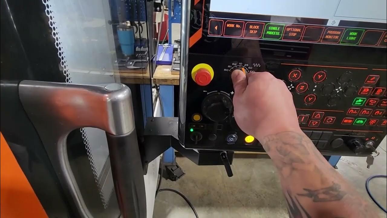 Mazak Mazatrol Tailstock Auto Programming - YouTube