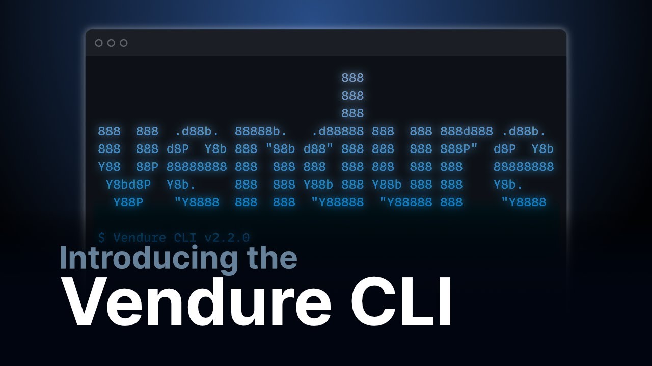 Introducing the new Vendure CLI - YouTube