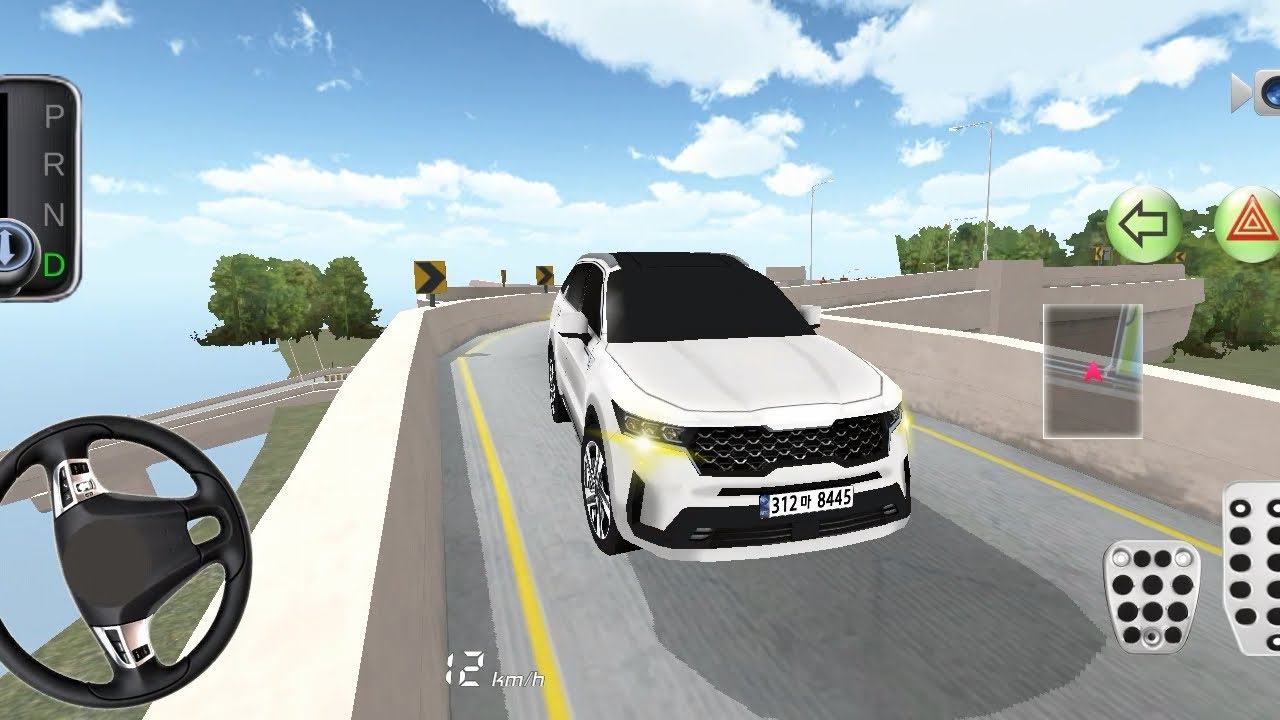 New White Car For Highway Driving Test - 3d driving class Android game ...