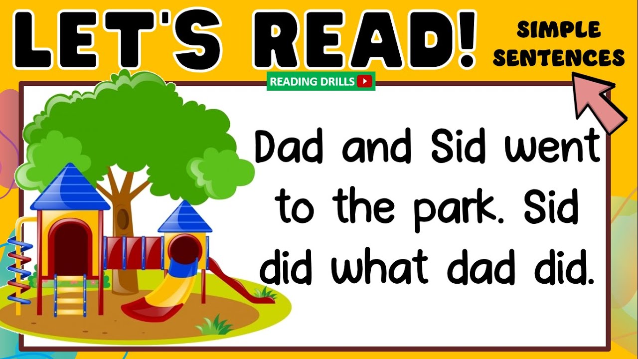 PRACTICE READING READING SHORT STORIES / READING SIMPLE SENTENCES - YouTube