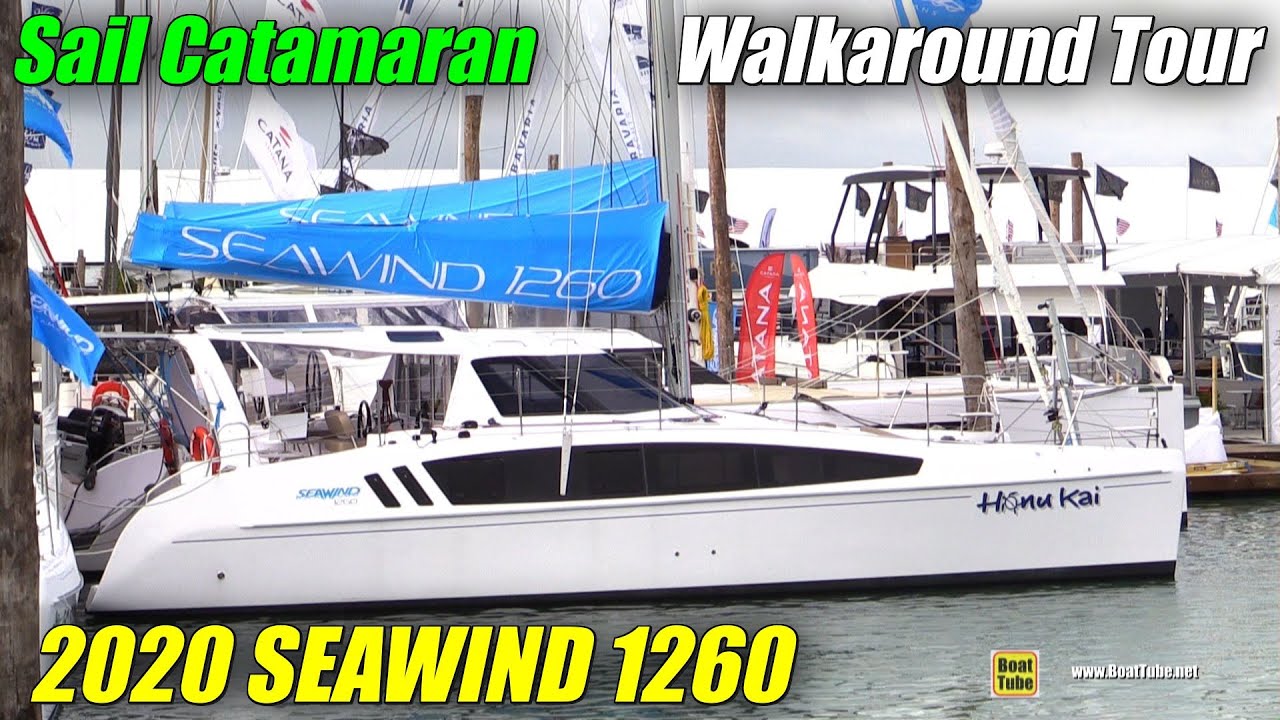 2020 Seawind 1260 Sail Catamaran - Walkaround Tour - 2020 Miami Boat ...