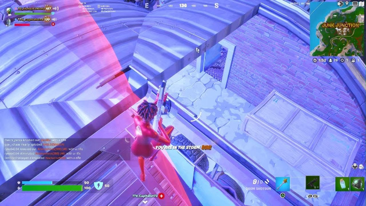 Junk Junction Hot Drop 10 Kills Off Spawn - YouTube