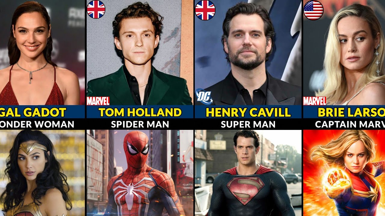 Super Heroes Names In Real Life || MARVEL & DC - YouTube