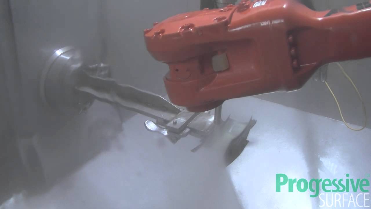 EB-PVD TBC Coating Removal System - Progressive Surface - YouTube