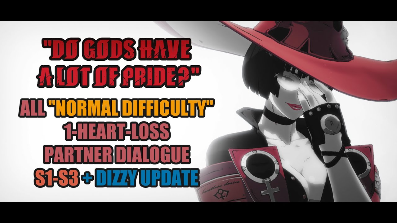 GGST - All "Normal Difficulty/1-Heart-Loss" Arcade Mode Dialogue (up to ...