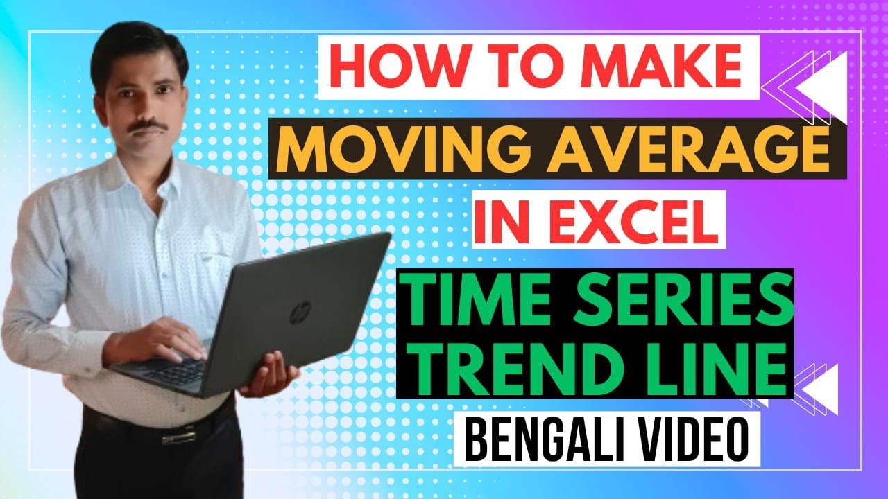 moving average 3 years trend in excel || MOVING TIME SERIES TREND ...