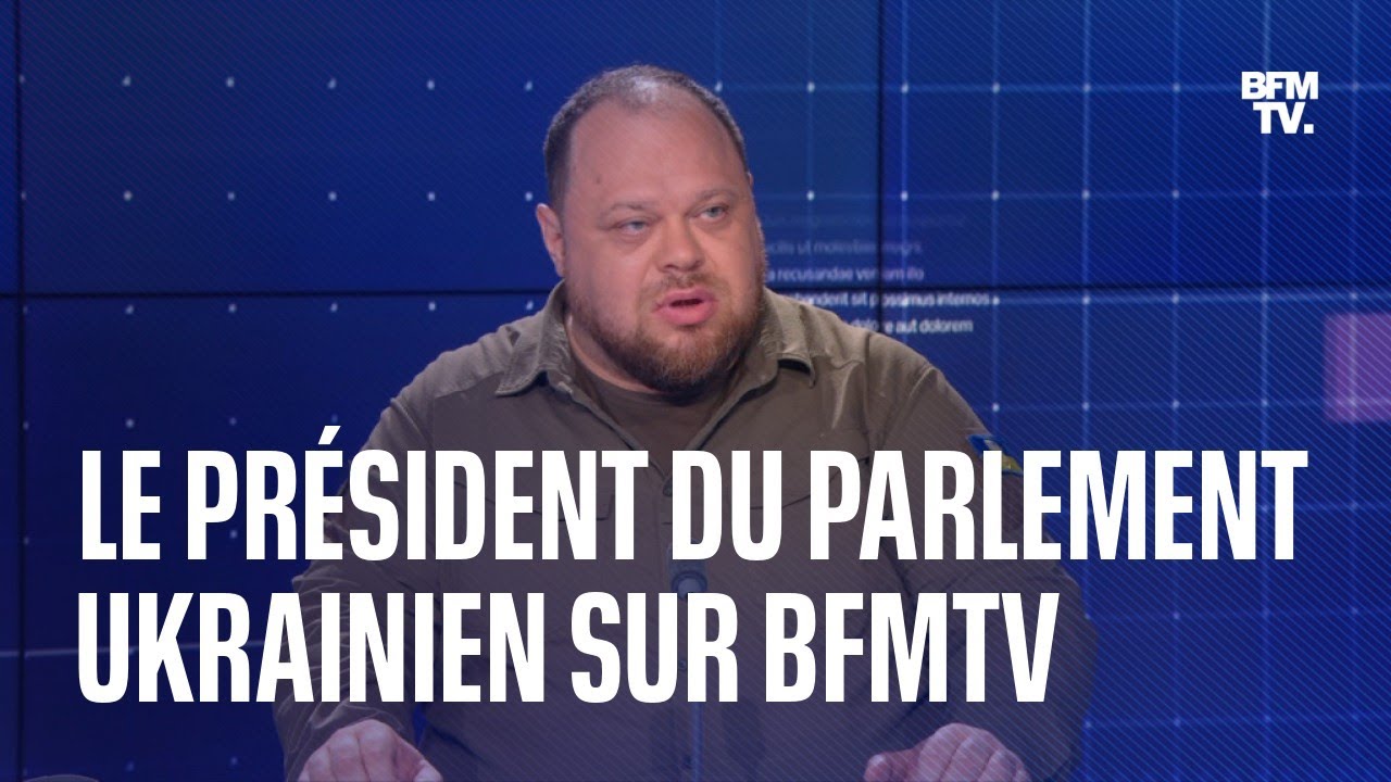 L'interview intégrale de Ruslan Stefanchuk, président du Parlement ...