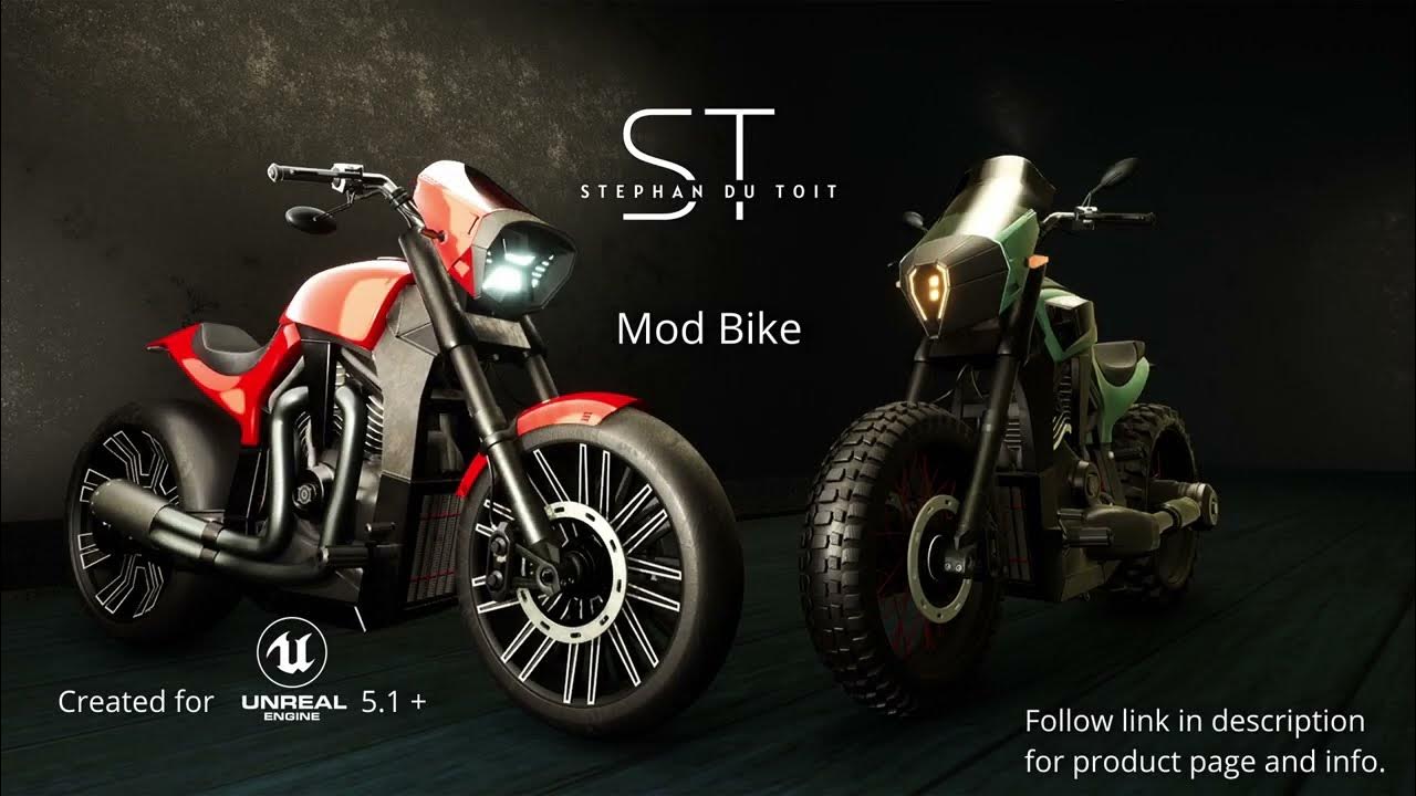 Tutorial on how to use the Mod Bike asset for Unreal Engine - YouTube