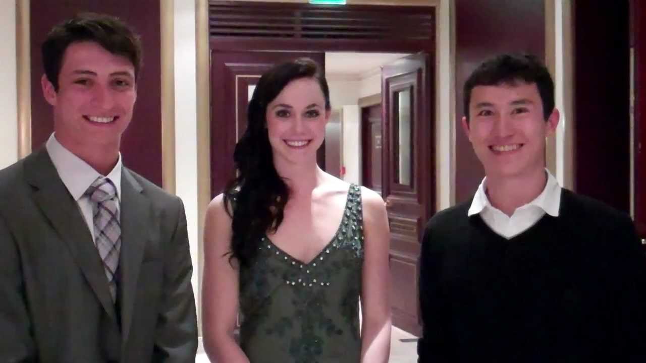 World Champions Tessa Virtue, Scott Moir and Patrick Chan after Nice ...