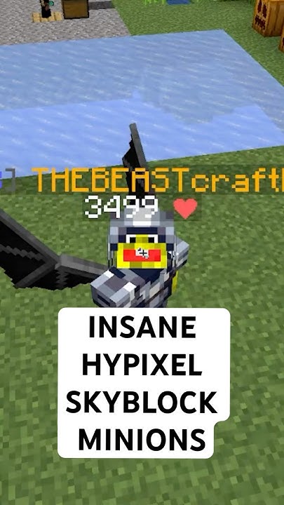 Top 3 BEST MINIONS in Hypixel Skyblock - YouTube