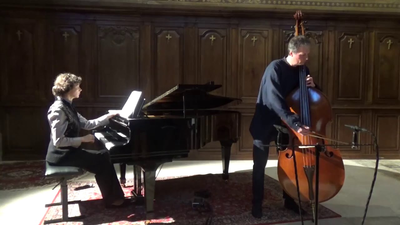Karel Reiner, Sonate pour piano et contrebasse LIVE Pierre Hartmann ...