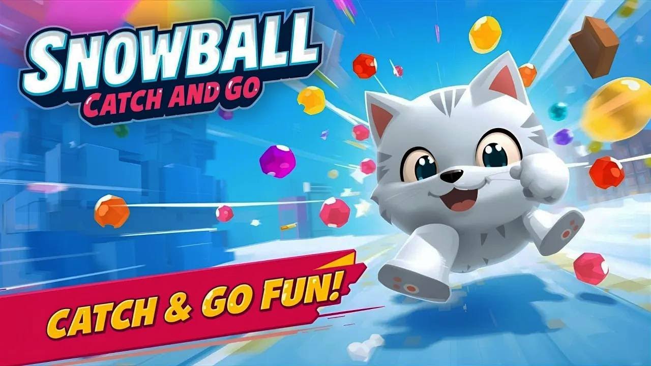 🐾 Snowball The Cat Plays Catch & Go – Hilarious Moments! - YouTube