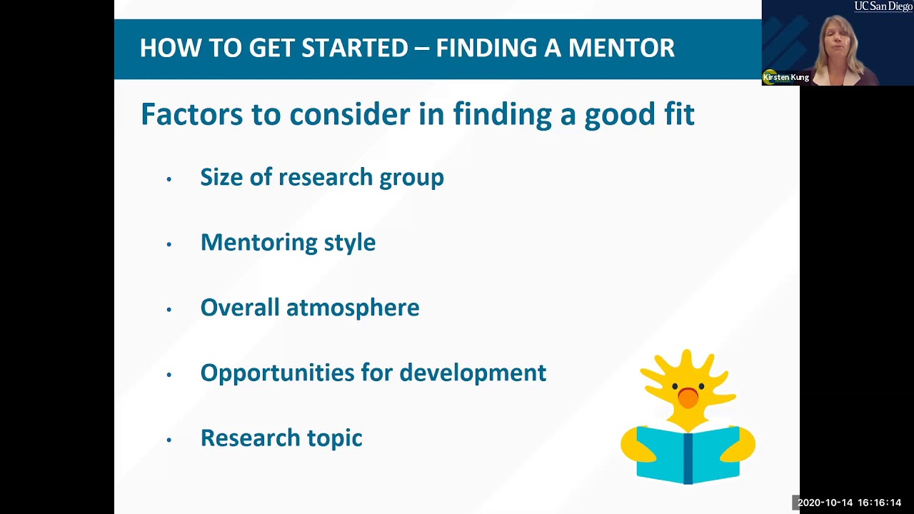 How to Find and Work With A Research Mentor - YouTube