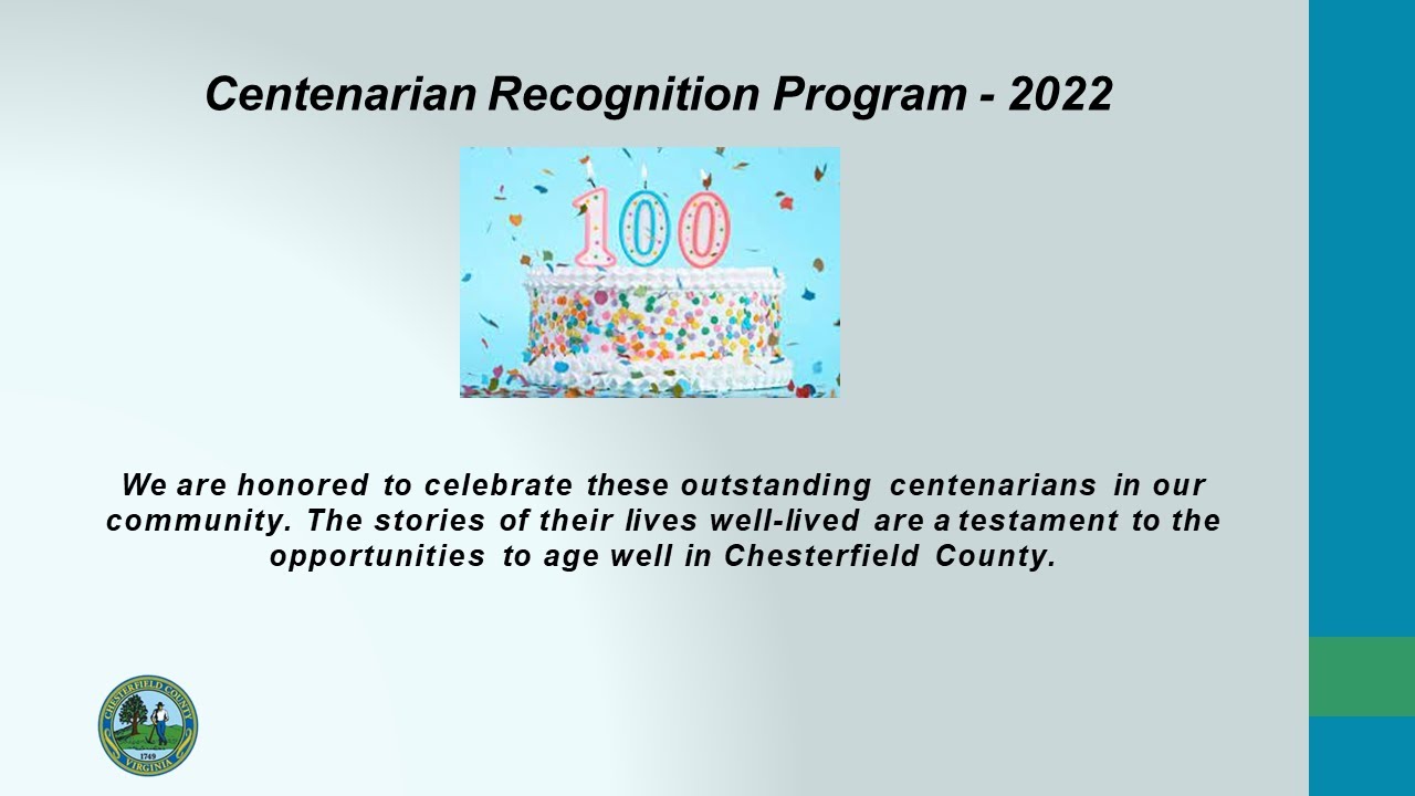 Happy National Centenarian's Day! - YouTube