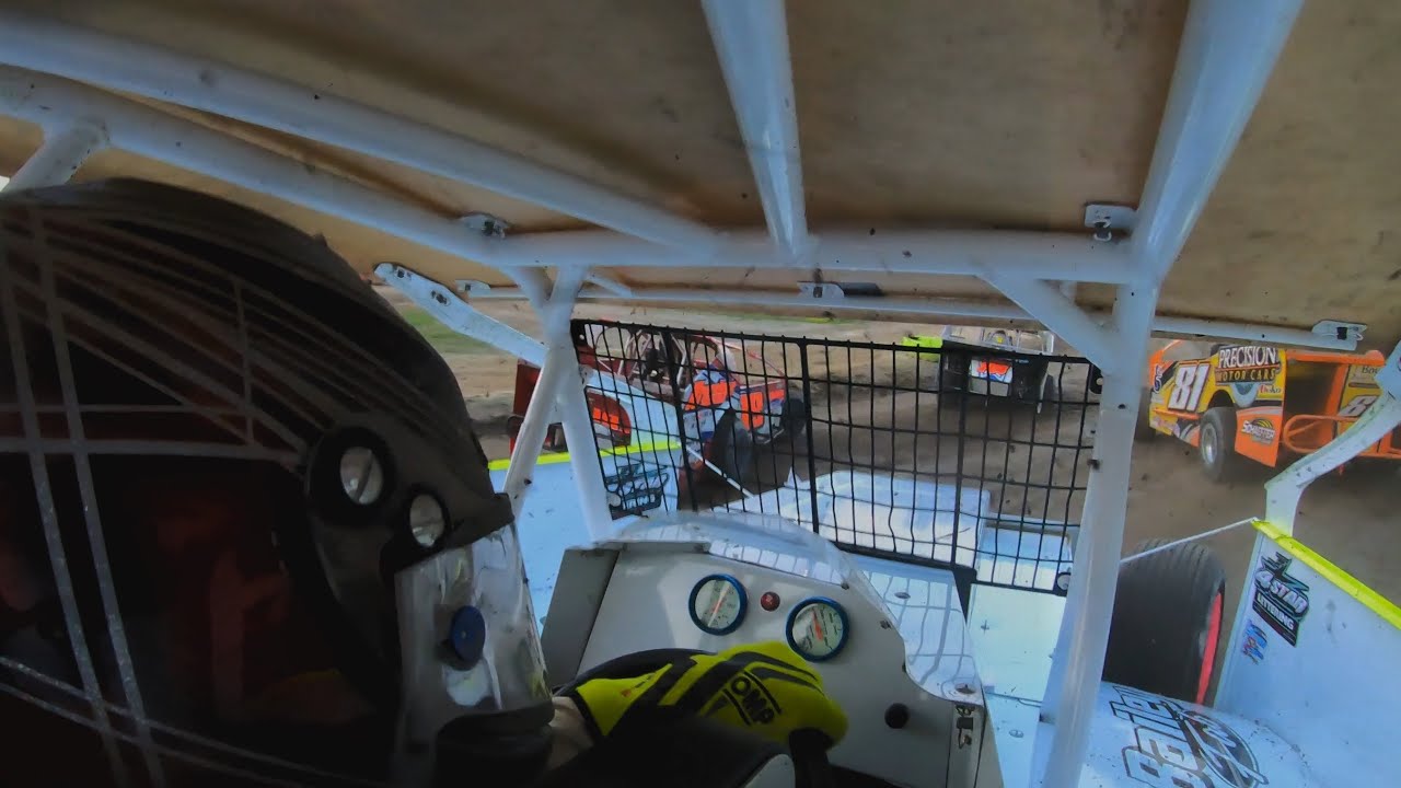 Brett Gilmore On-Board 358 Modified at Grandview Speedway June 22, 2019 ...