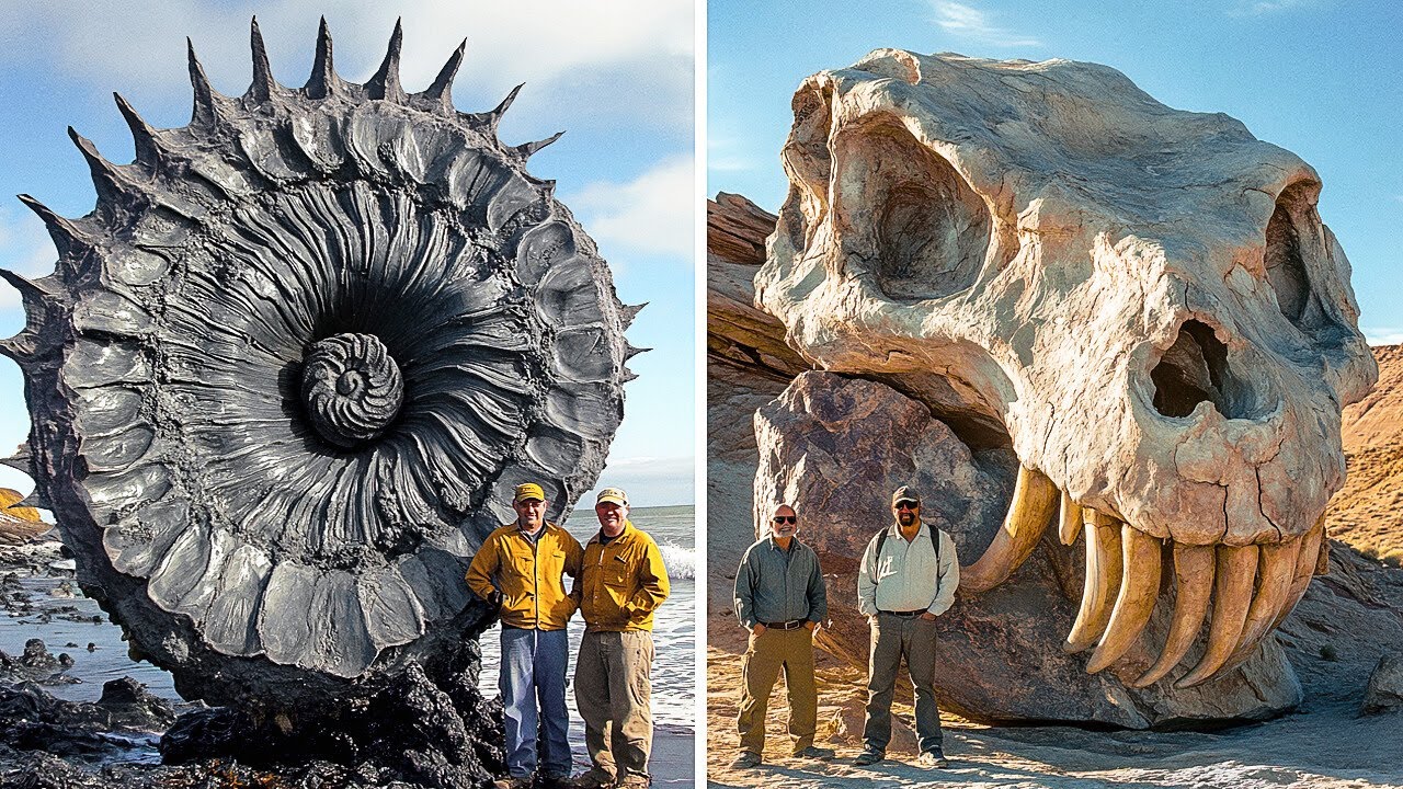 Terrifying Fossils Unearthed: Extinct Animals Frozen in Time! - YouTube