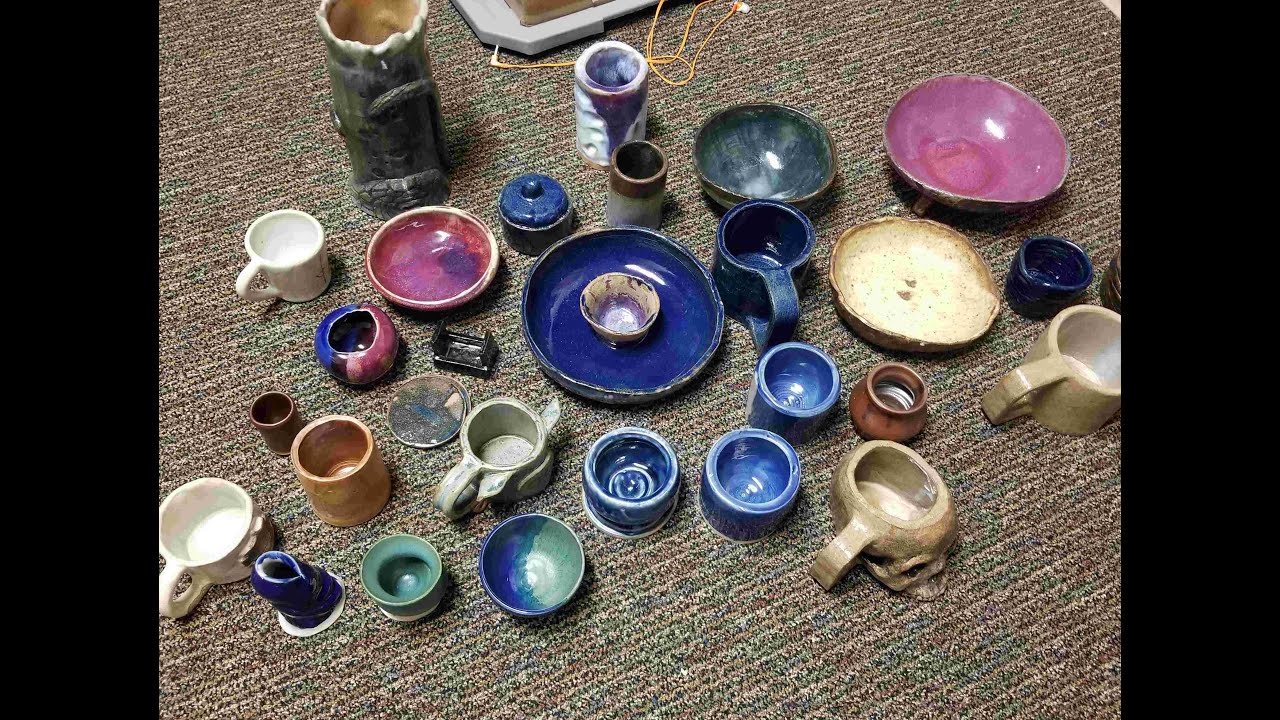 First Ceramics Class! All My Projects From Last Semester. - YouTube