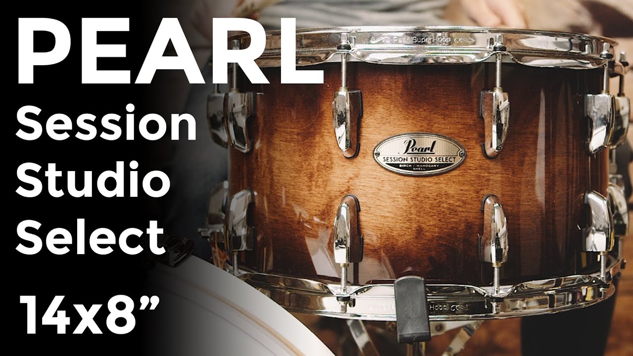 Pearl Session Studio Select 14x8" Snare Drum - YouTube