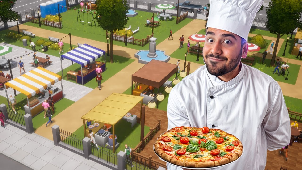 Food Park Manager أجمل لعبة محاكي مطاعم - YouTube
