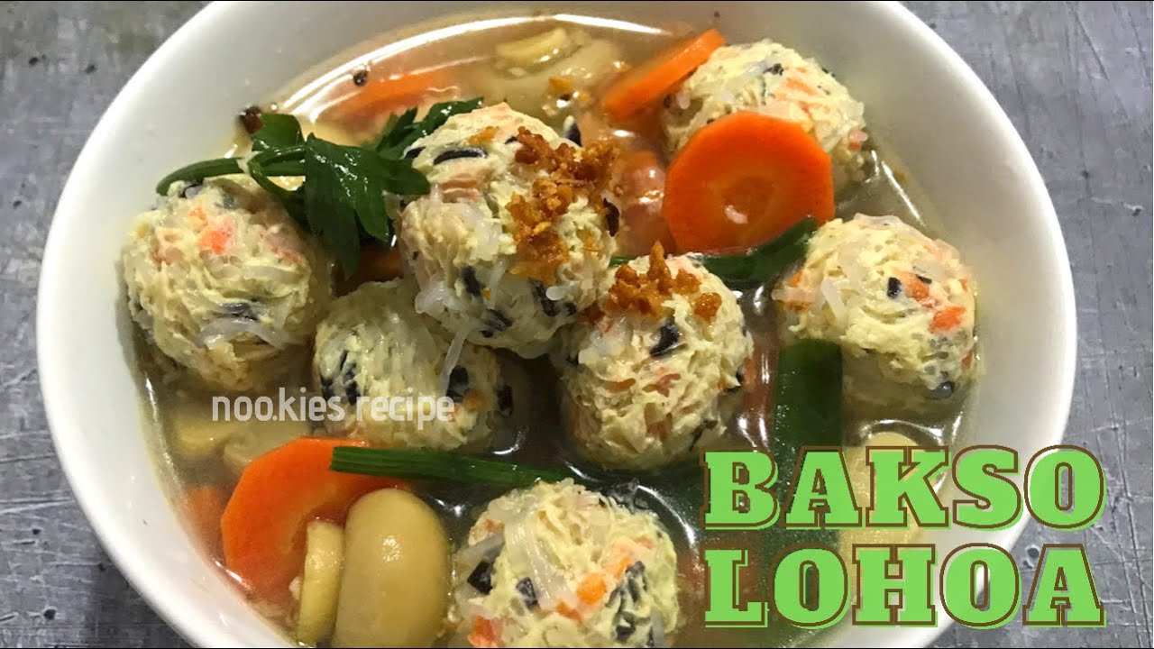 Bakso Lohoa / Bakso Rambutan, Jadinya BANYAK, makan sampai PUAS - YouTube