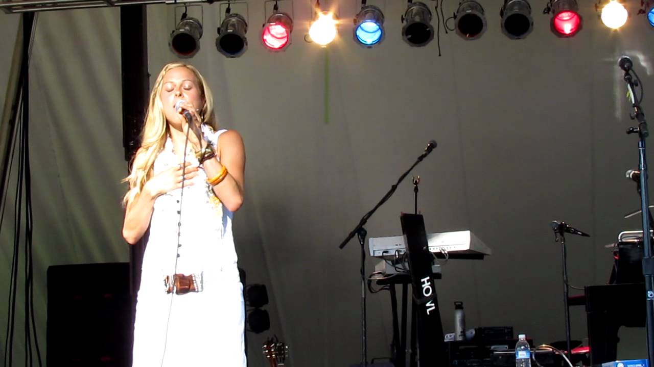 Josie singing the National Anthem at the Festival at Sandpoint - YouTube