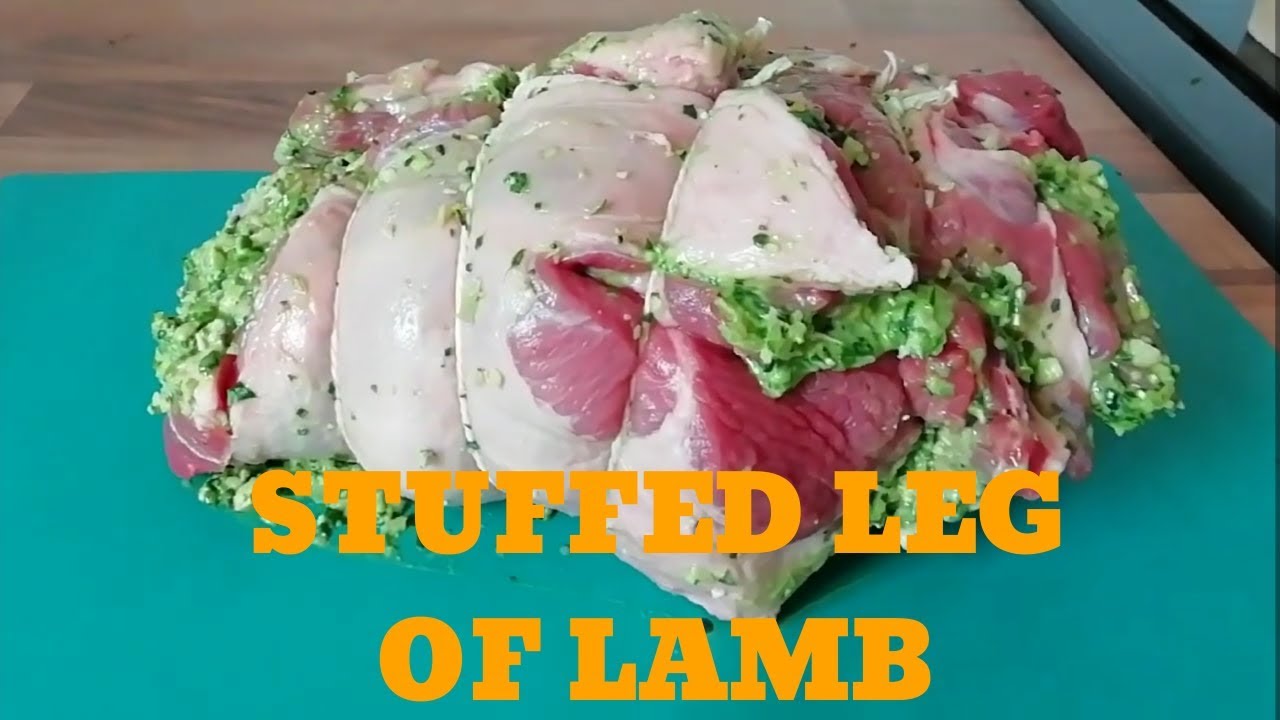 HOW TO MAKE A STUFFED LEG OF LAMB FOR THE BBQ - YouTube