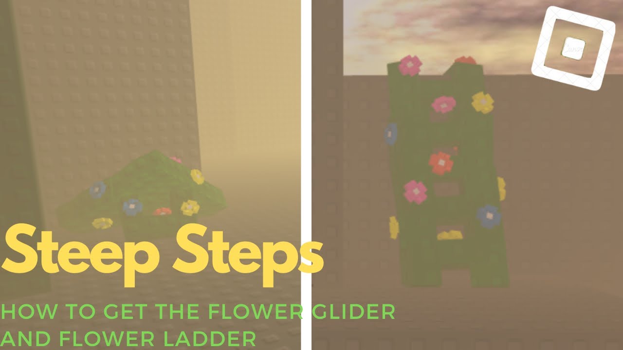 How to get the FLOWER GLIDER and THE FLOWER LADDER in STEEP STEPS ...