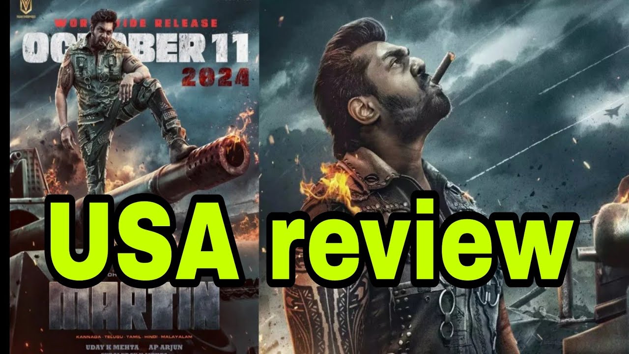 MARTIN Movie USA review Telugu || Dhruva sarja || Arjun || Arjun ap# ...