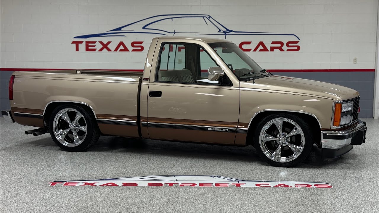1990 GMC Sierra C1500, low mileage, two tone, QA1/belltech suspension ...