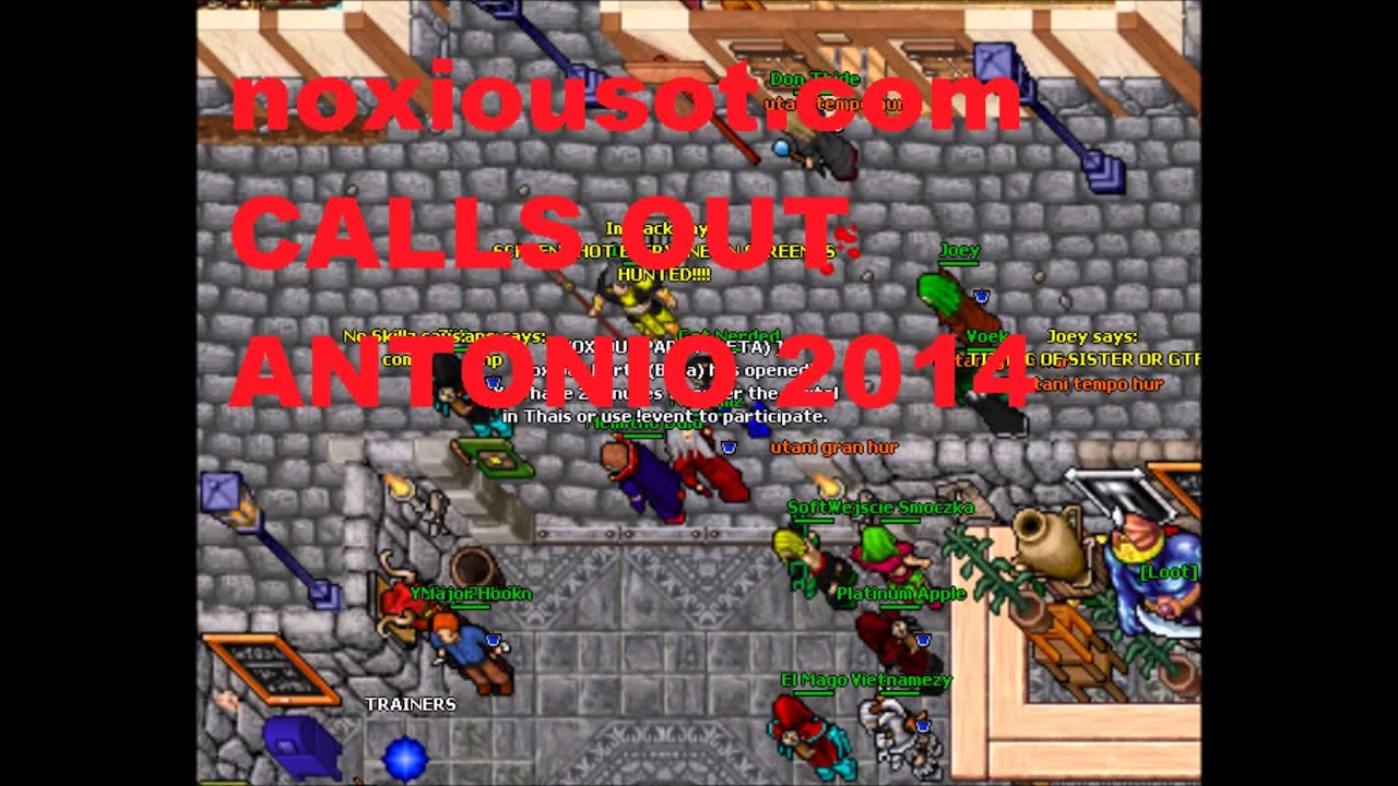 Tibia Antonio Noxious, we may take it over. - YouTube
