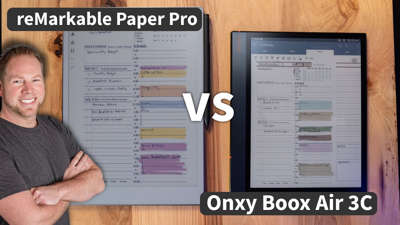 reMarkable Paper Pro Vs Onxy Boox Air 3C - YouTube