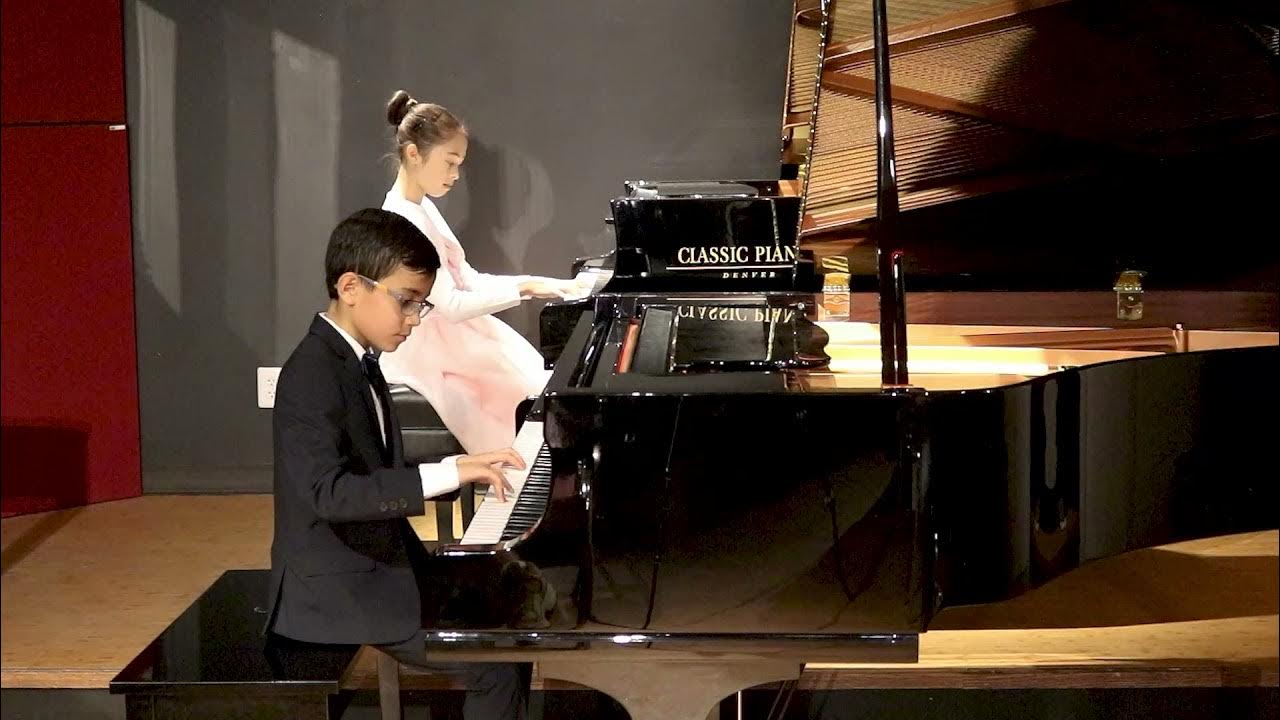 Jayden Sophia Piano Duo at Recital - YouTube