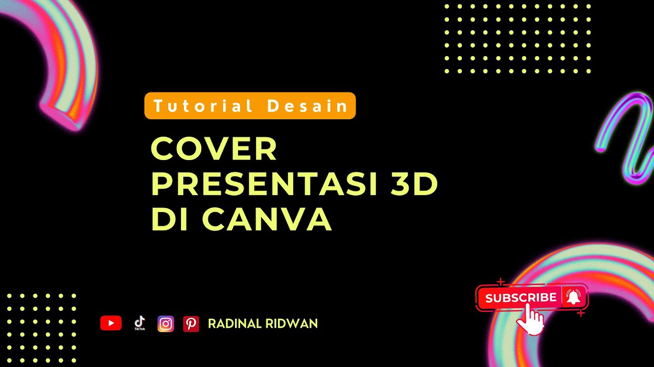 Tutorial Desain Cover Presentasi 3D di Canva 💻 [WAJIB SAVE]⁣⁣⁣ - YouTube