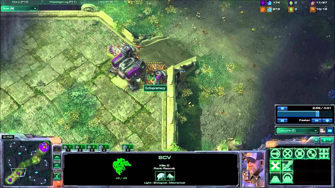 Defending 6 Pool Rush as Terran - YouTube