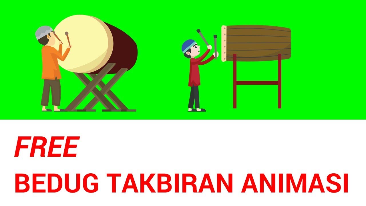 Bedug Takbiran Animation || Free To Use - YouTube