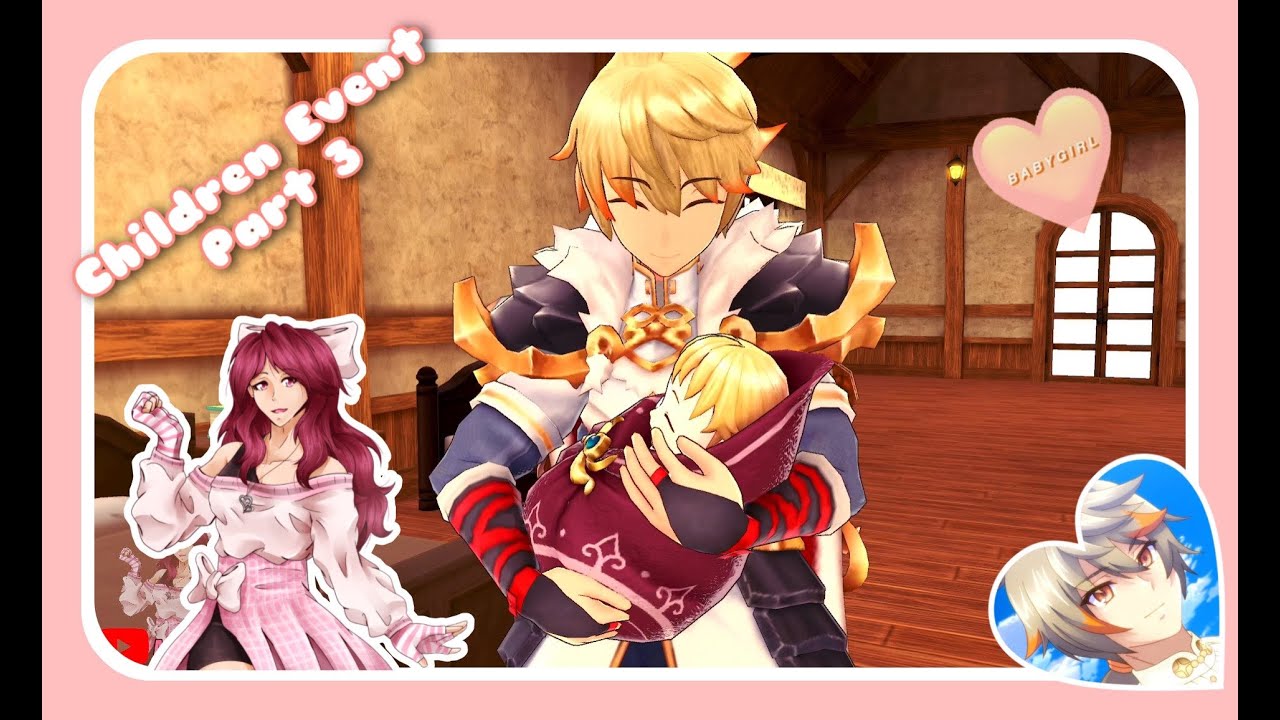 Rune Factory 5: Children Event Reinhard part 3 *Childbirth*!! - YouTube