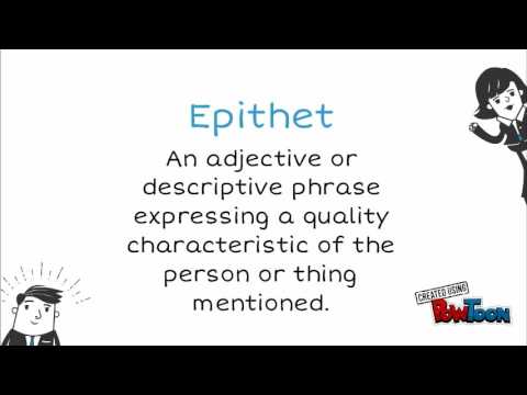Epithet, Epigram, and Epigraph - YouTube