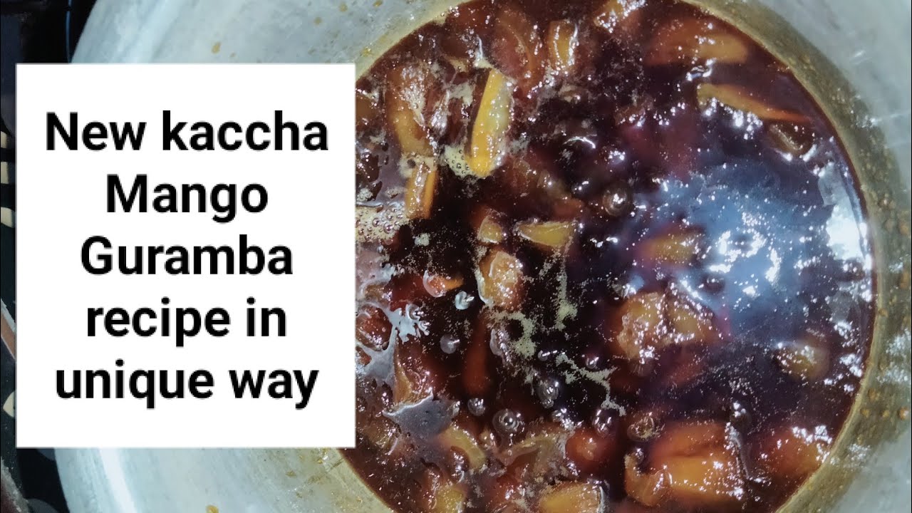 Kaccha Mango Gudamba guramba recipe kaccha Mango murabba recipe Aanokha Ghar aur Kitchen - YouTube