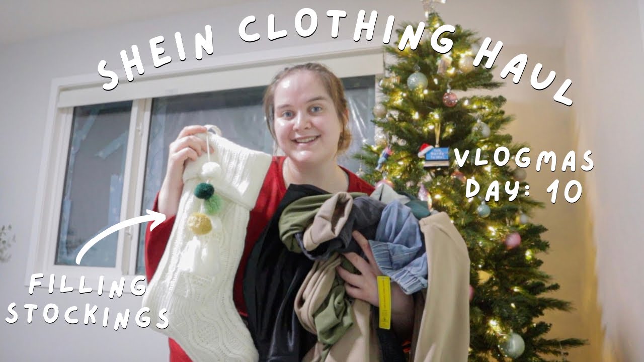 Vlogmas Day: 10 || Stocking Stuffers, Shein Haul & Cozy Moments! 🎄 ...