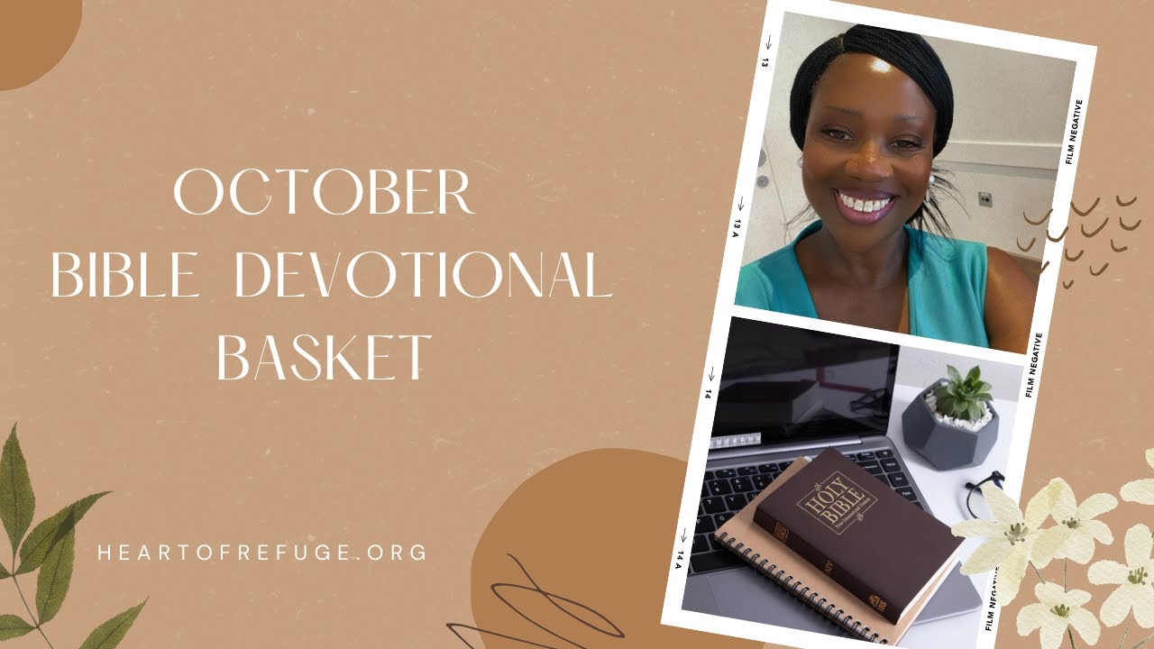 My October Bible Devotional Basket | Bible Study - YouTube