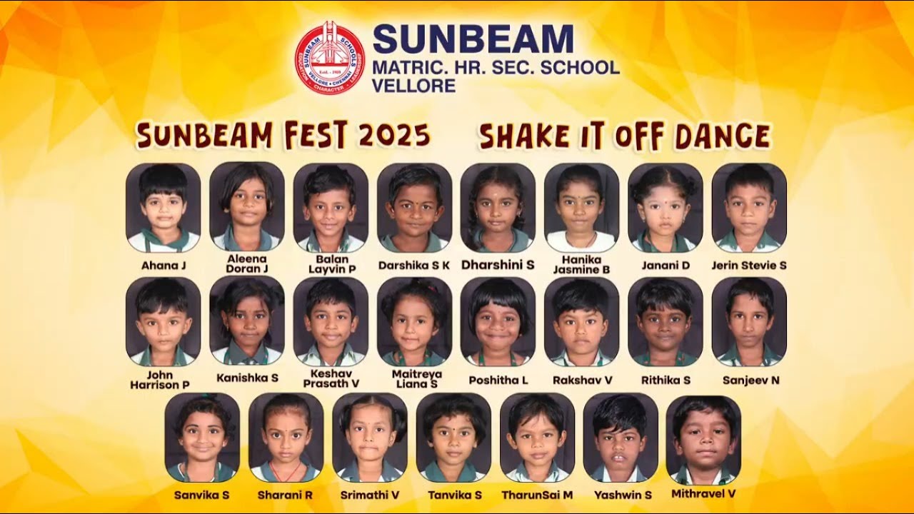 Sunbeam Fest 2025 - Matric KG - II - Shake it off - YouTube