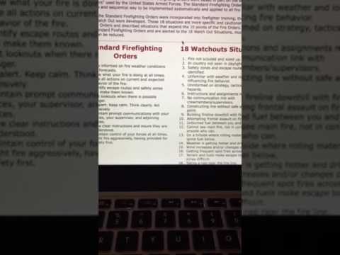 10 Standard Fire Orders - YouTube