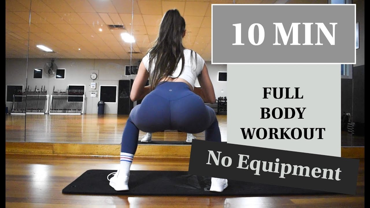 10 MIN FULL BODY WORKOUT - No Equipment - Home Workout - Beginner ...