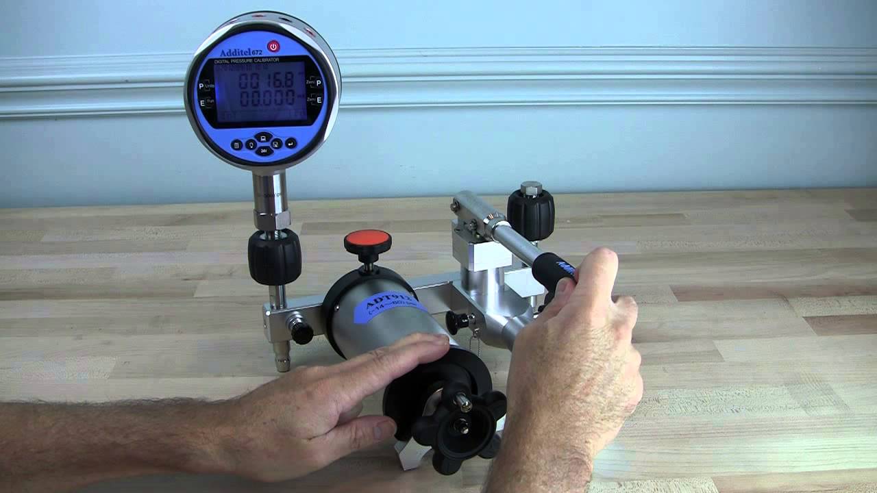 Additel 901A & 912A Low Pressure Test Pumps - YouTube