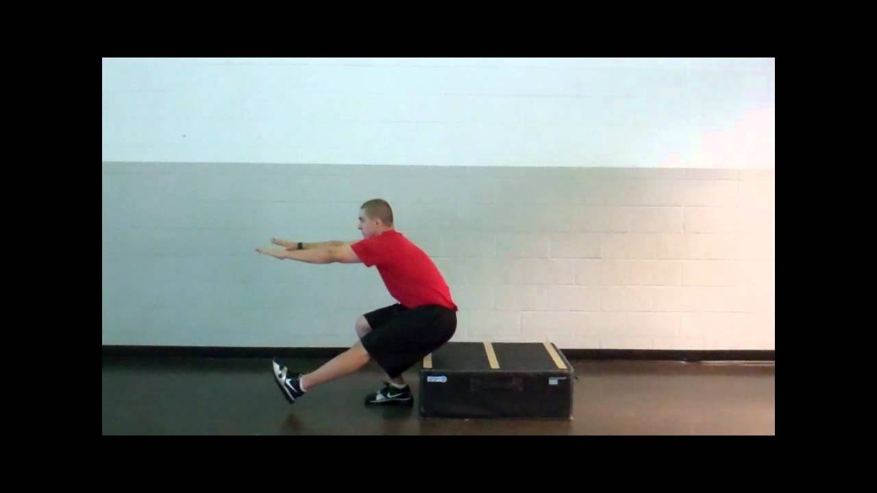Single Leg Box Squat - YouTube