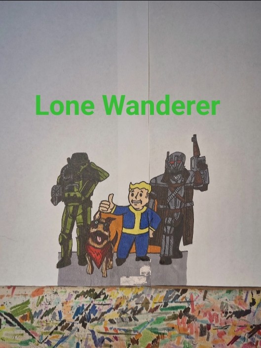 Lone Wanderer #drawing #gaming #fallout - YouTube