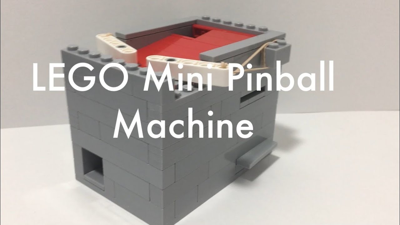 LEGO Mini Coin Operated Pinball Machine | Easy and Simple Tutorial ...