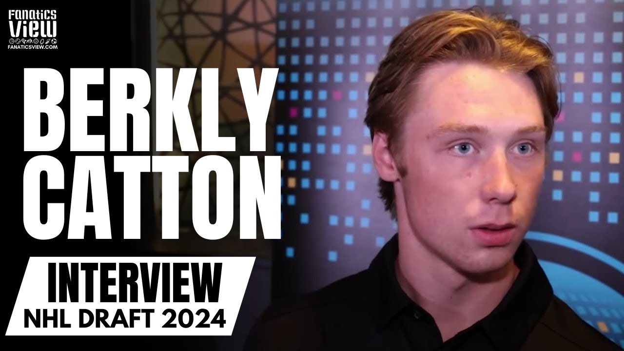 Berkly Catton Discusses NHL Draft Process, 116 Points for Spokane ...